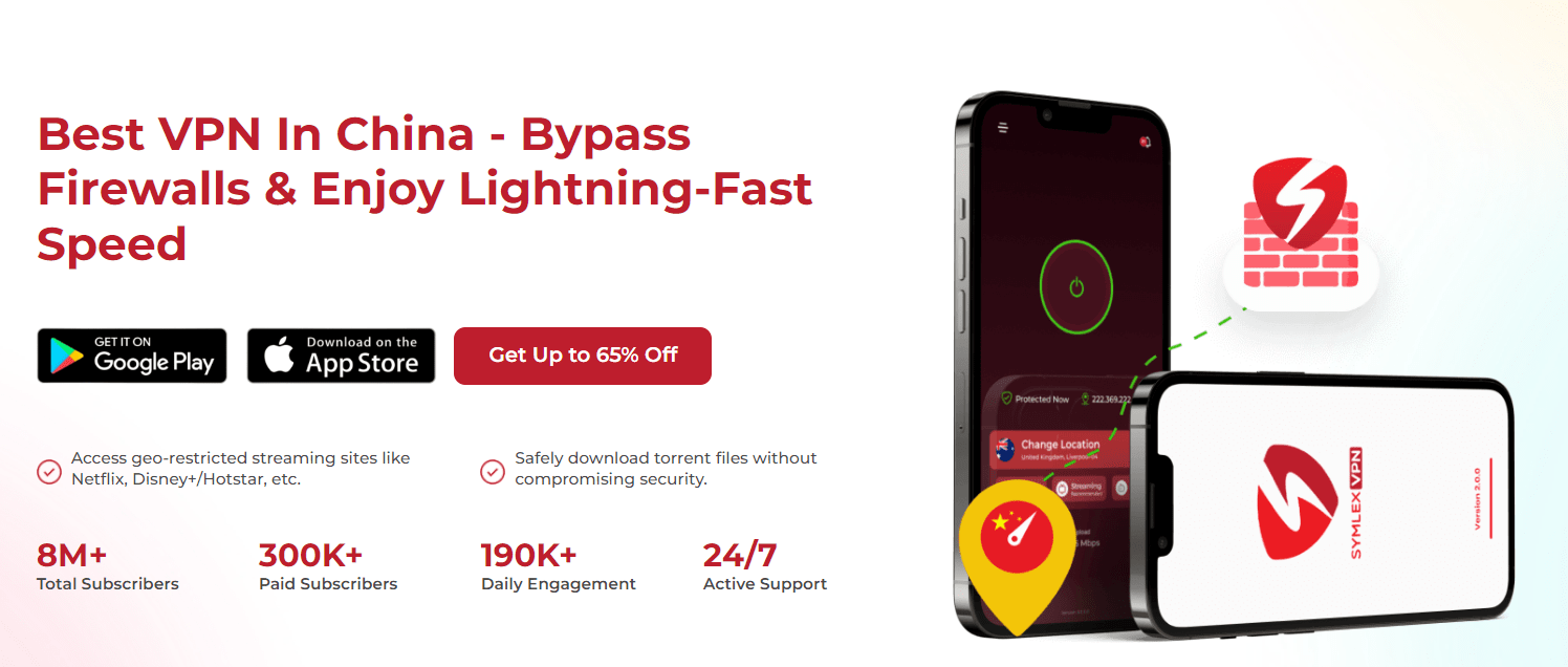 Symlex VPN | VPN for China, Bypass Censorship & Geo-blocks Safely