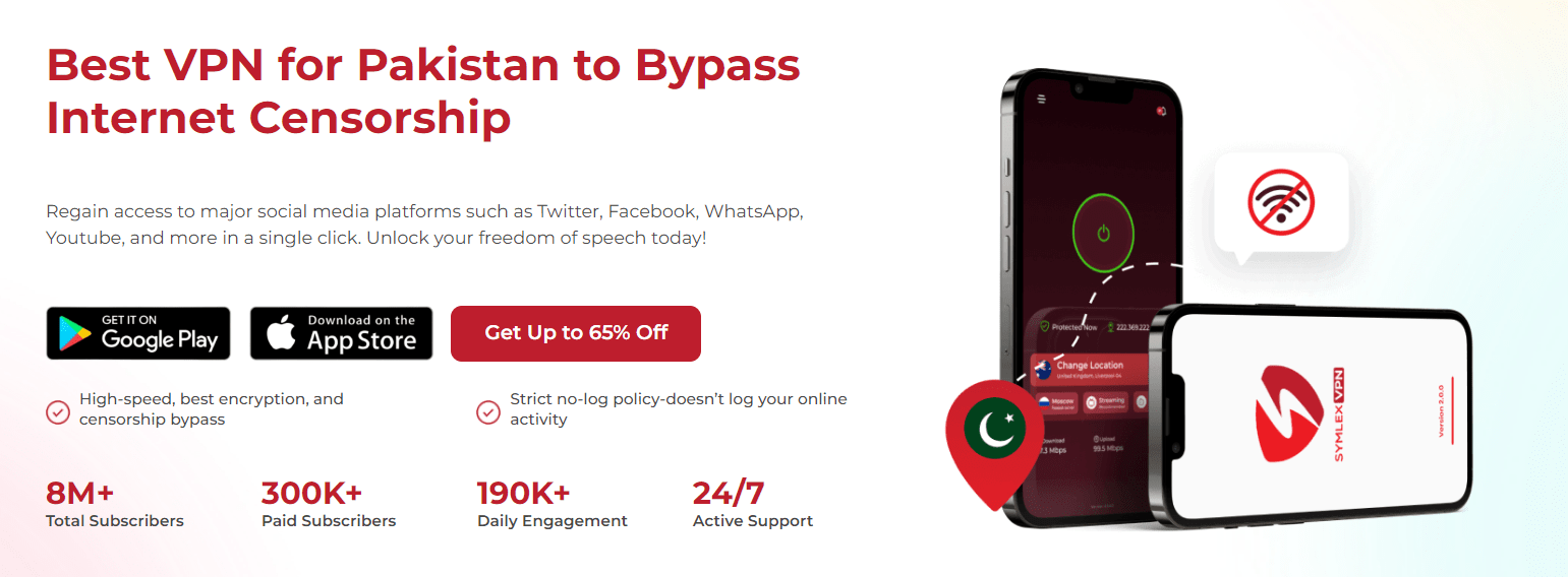 Symlex VPN | Unblock & Access Any Social Media In Pakistan