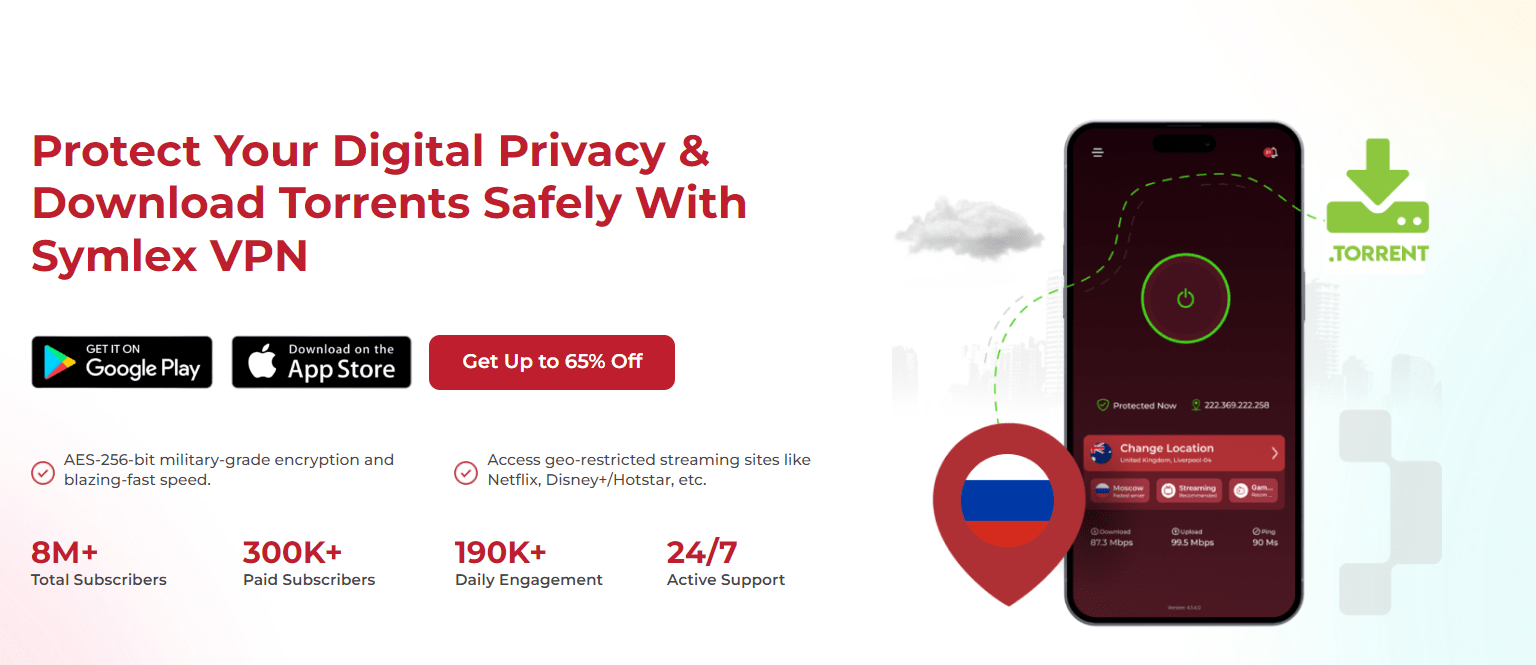 Secure Russia VPN | Unblock Blocked Content with Symlex VPN